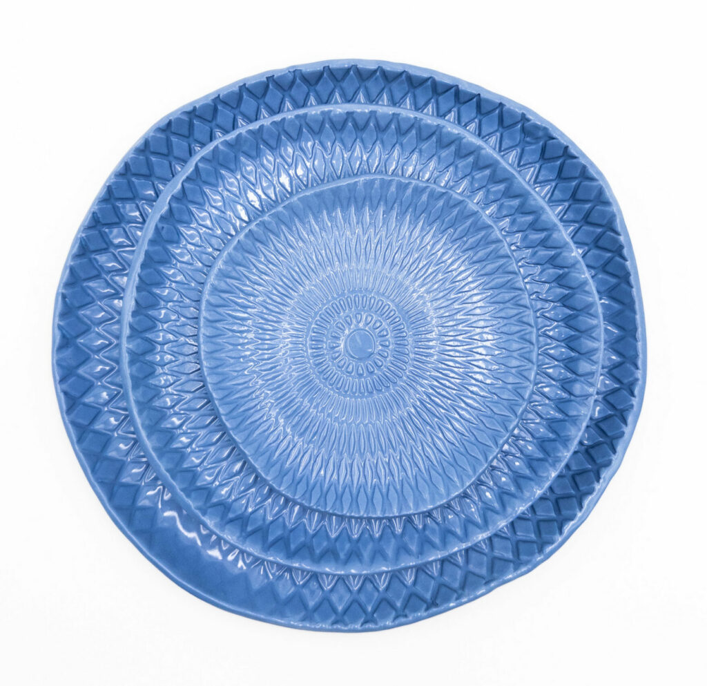 Plates | Infinity Porcelain Blue – Maison Azoulay